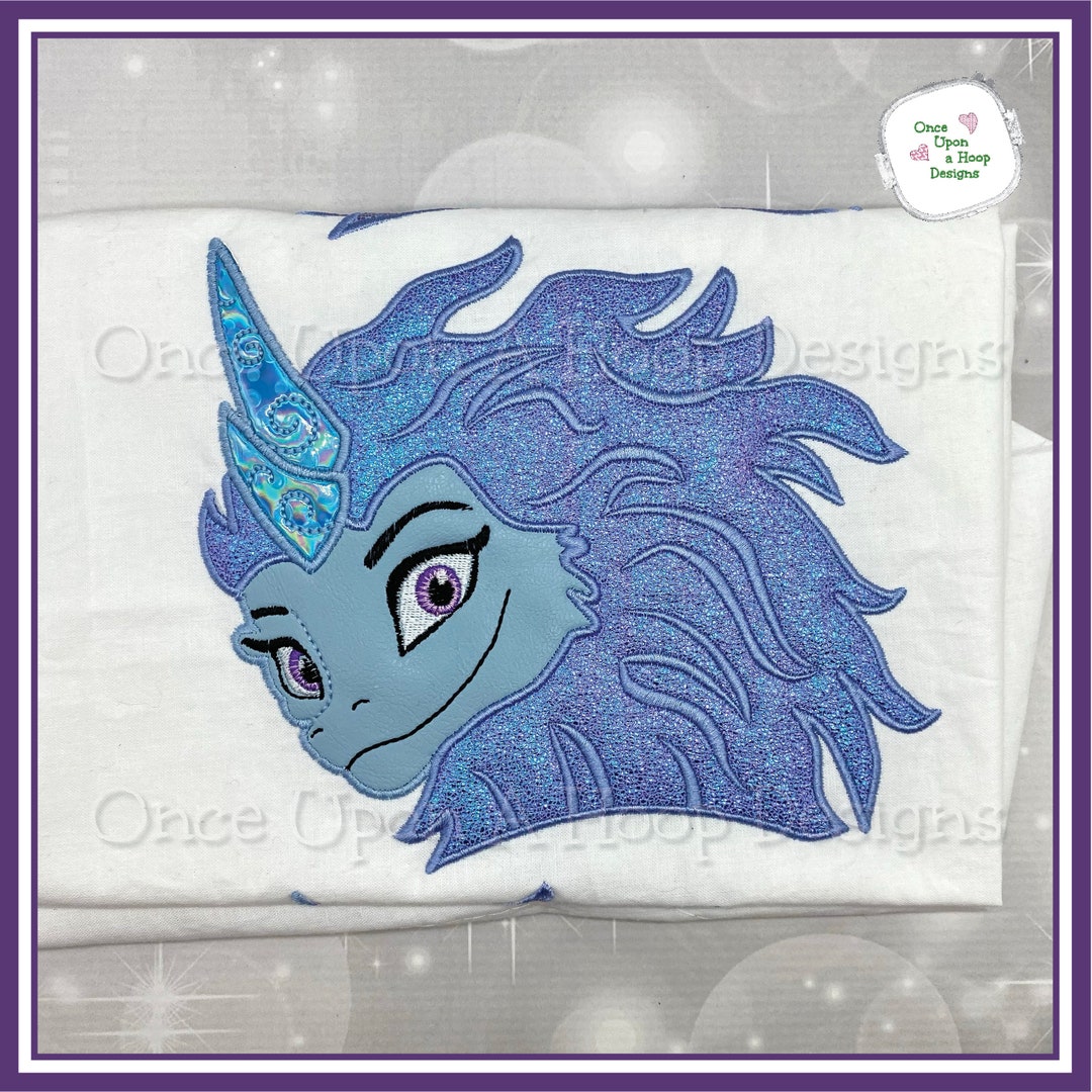 Last Dragon Water Dragon Applique - 3 Sizes 5x7, 6x10, 8x10 Digital ...