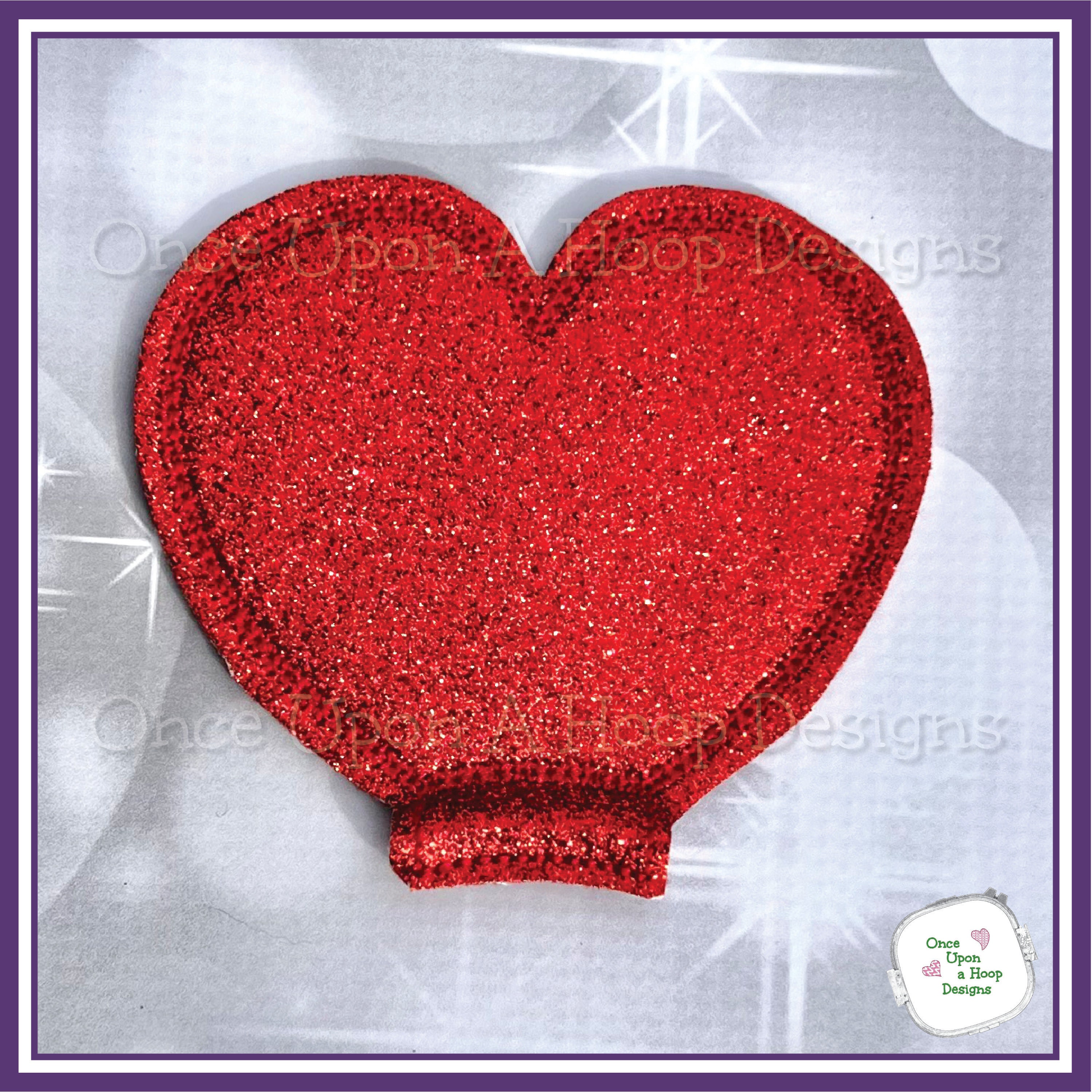 Valentine Heart Set (3 Pieces) ITH Digital Machine Embroidery Design ...