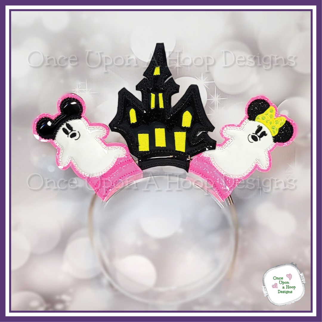 Haunted House With Mr Ms Mouse Ghosts Mears Set (3 Pieces) ITH Digital ...