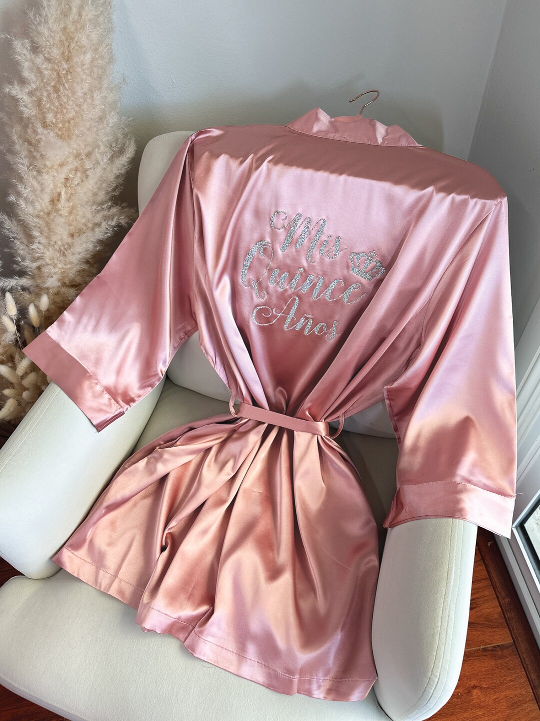 Quinceañera Robe Silk Personalized Quinceañera Robe Sweet - Etsy
