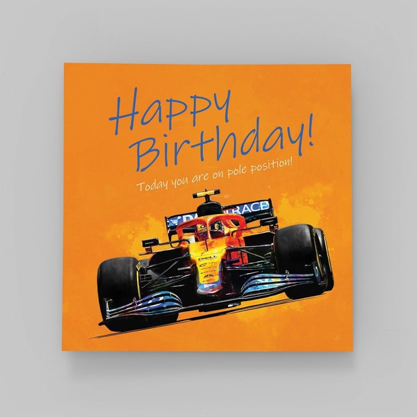 Formula 1 Birthday Cards - Etsy UK
