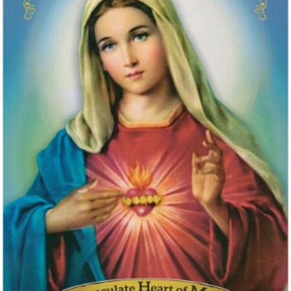 Flame of Love of the Immaculate Heart of Mary - Etsy Australia