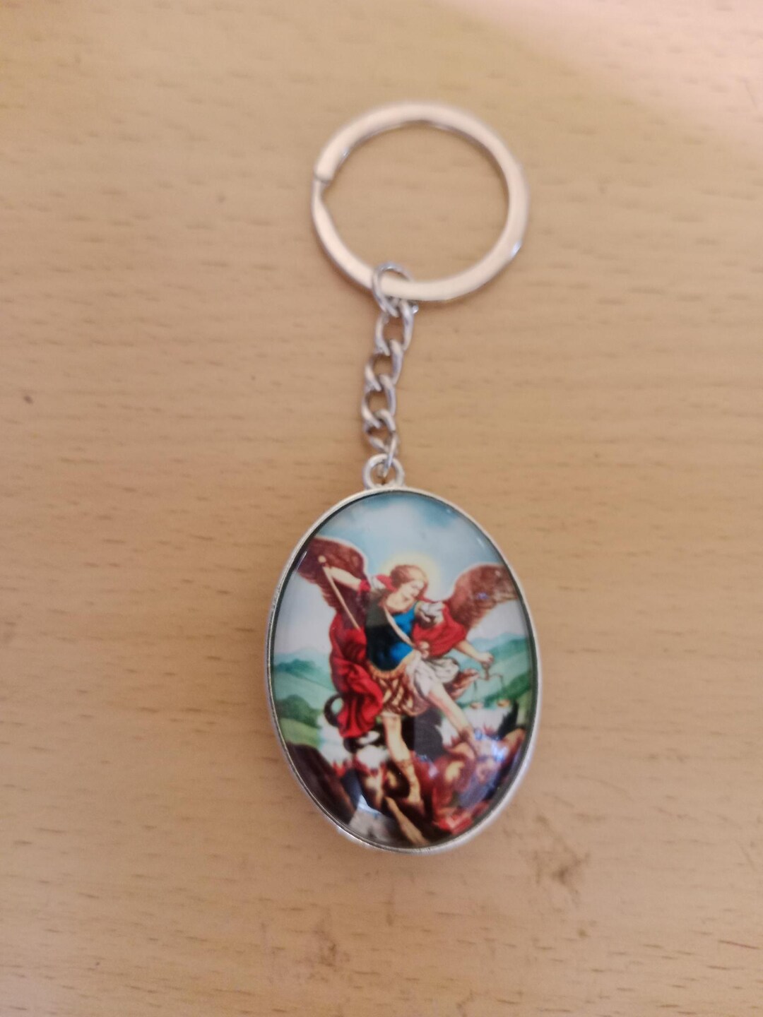 Saint Michael the Arch Angel Key Chain - Etsy