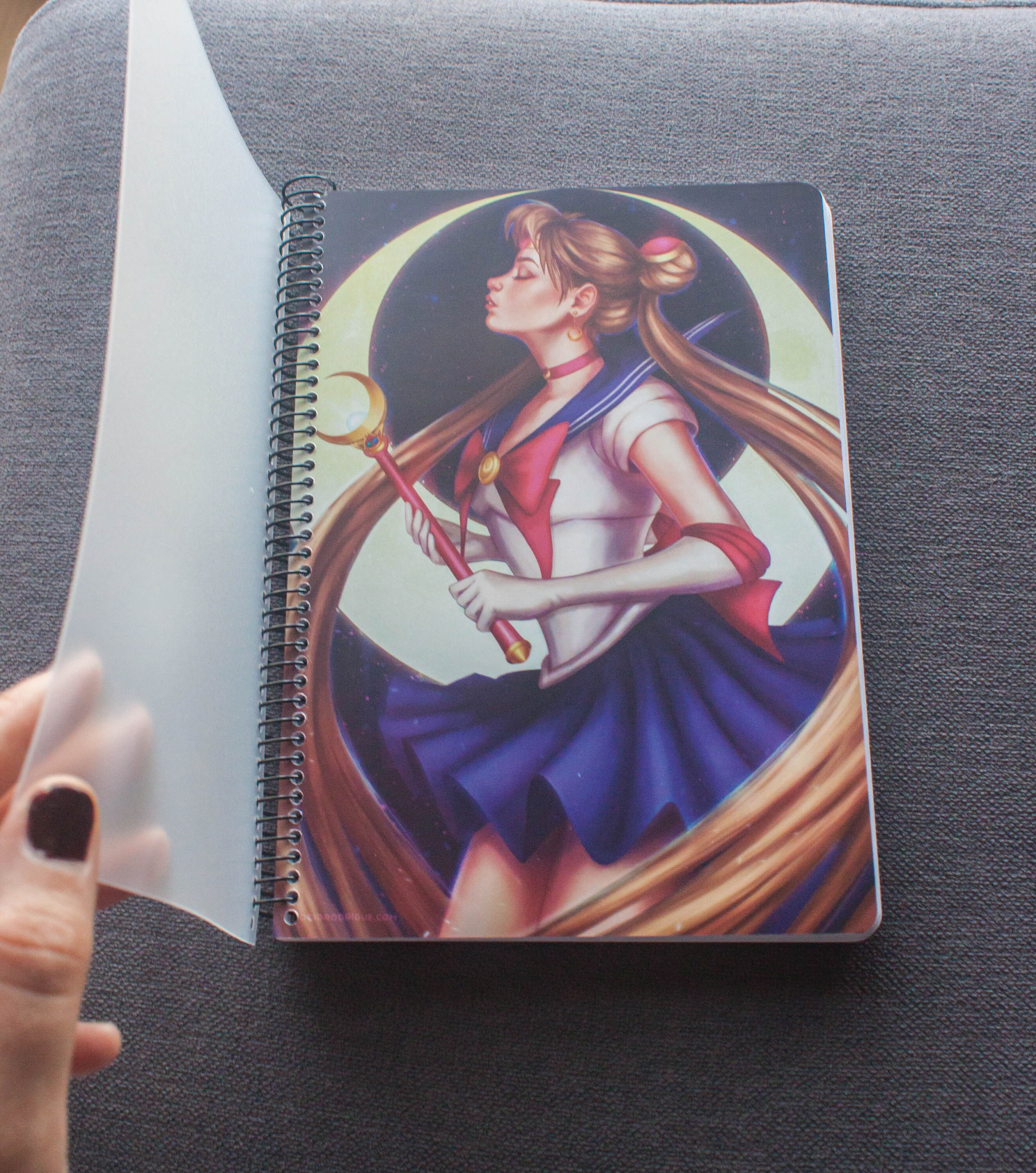 Sailor Moon Notebook Sailor Moon Notebook Spiral Sailor Moon | Etsy
