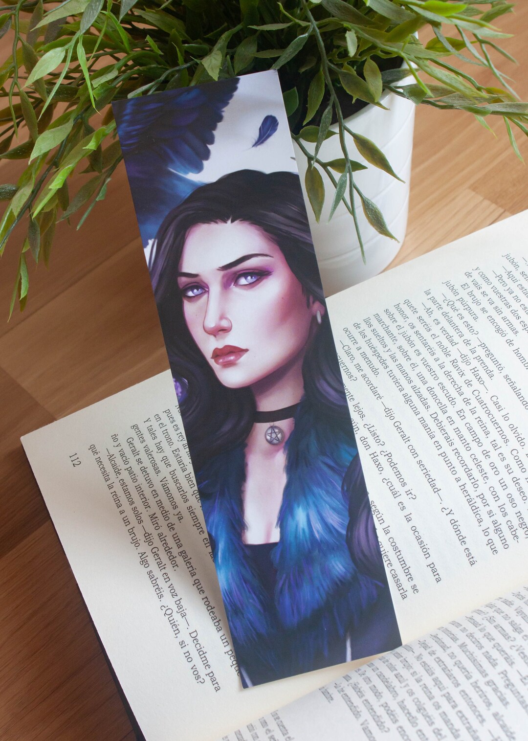 Yennefer of Vengerberg Bookmark, Yennefer the Witcher Bookmark, Video ...