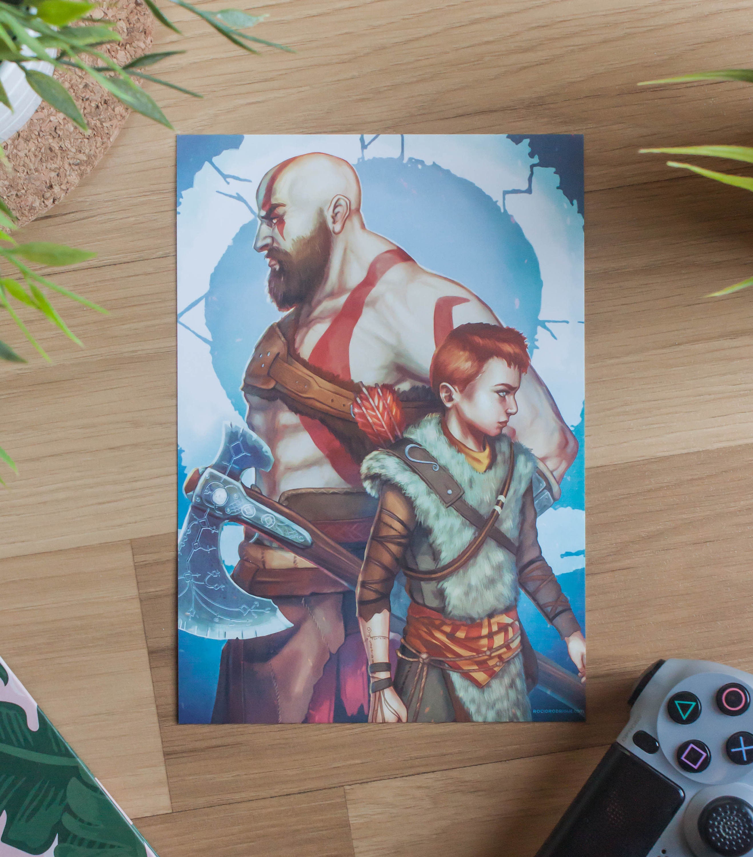 God of War 4 God of War póster God of War Kratos Kratos - Etsy España