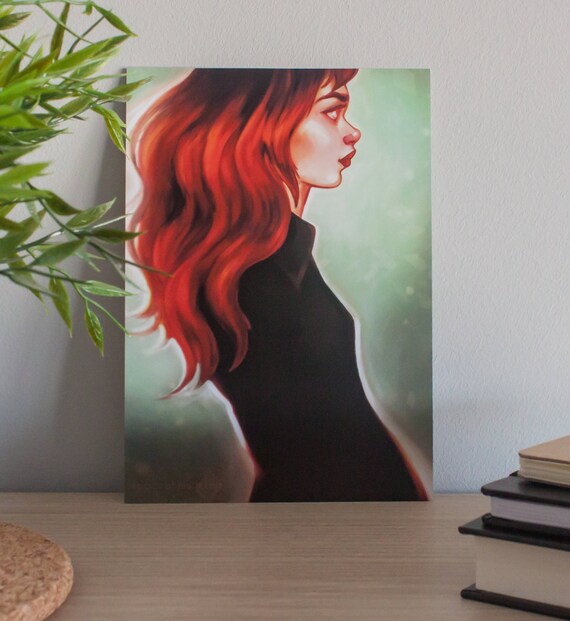 Profile Portrait Art Print Profile Portrait Illustration - Etsy