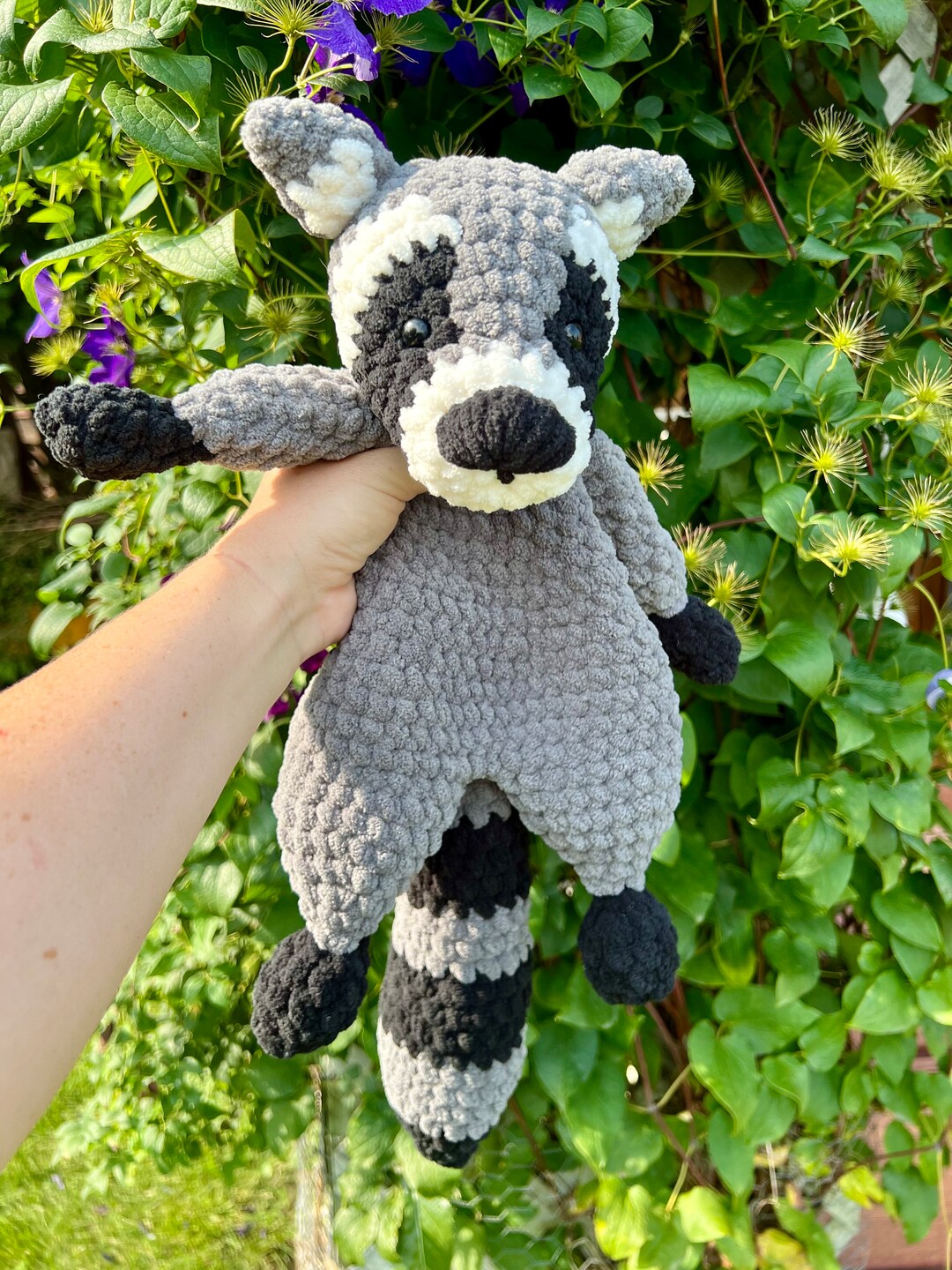 Raccoon Snuggler / Raccoon Lovey READY TO SHIP! - Etsy