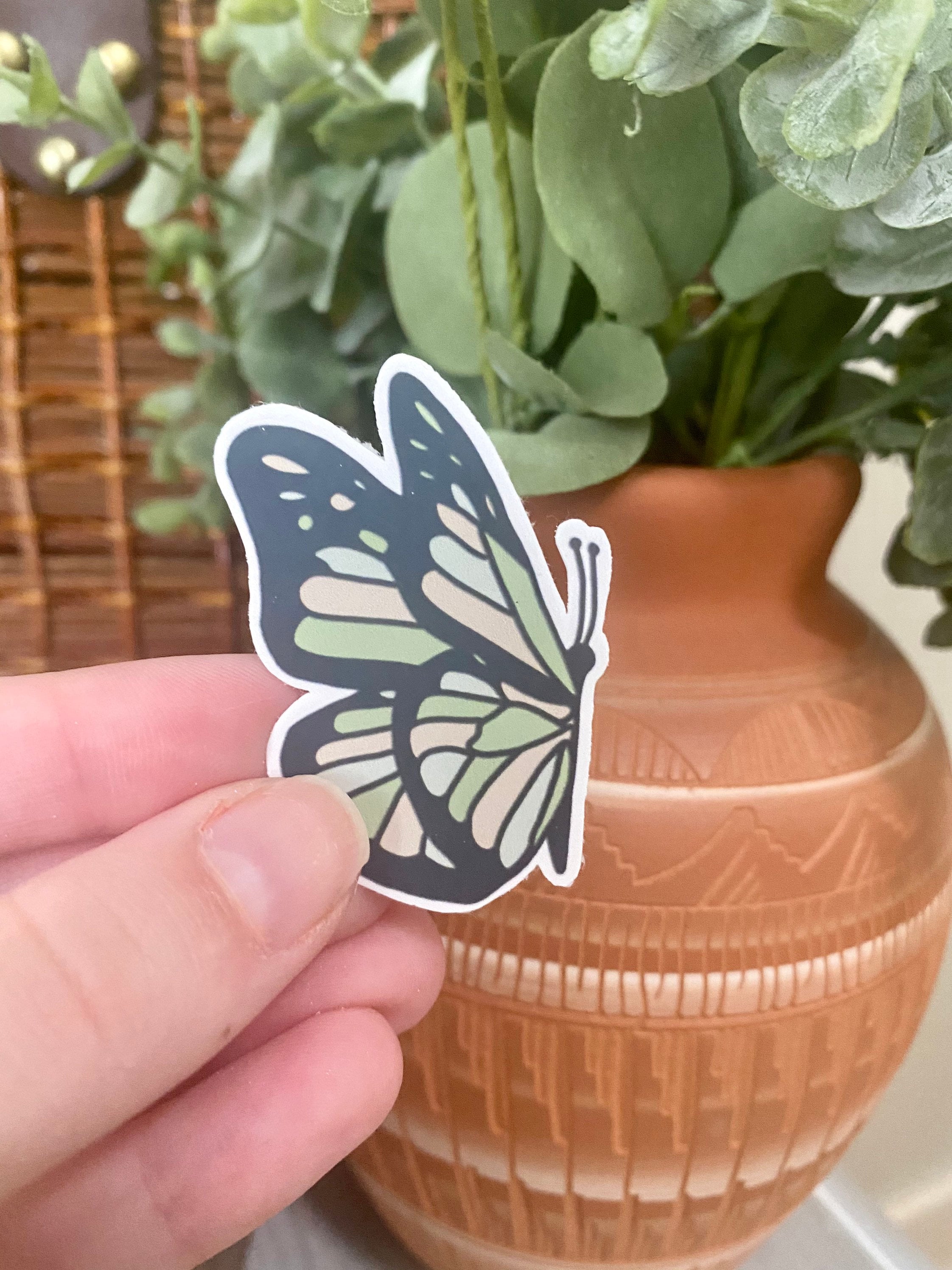 Butterfly Sticker Pack Waterproof Stickers Boho Stickers - Etsy