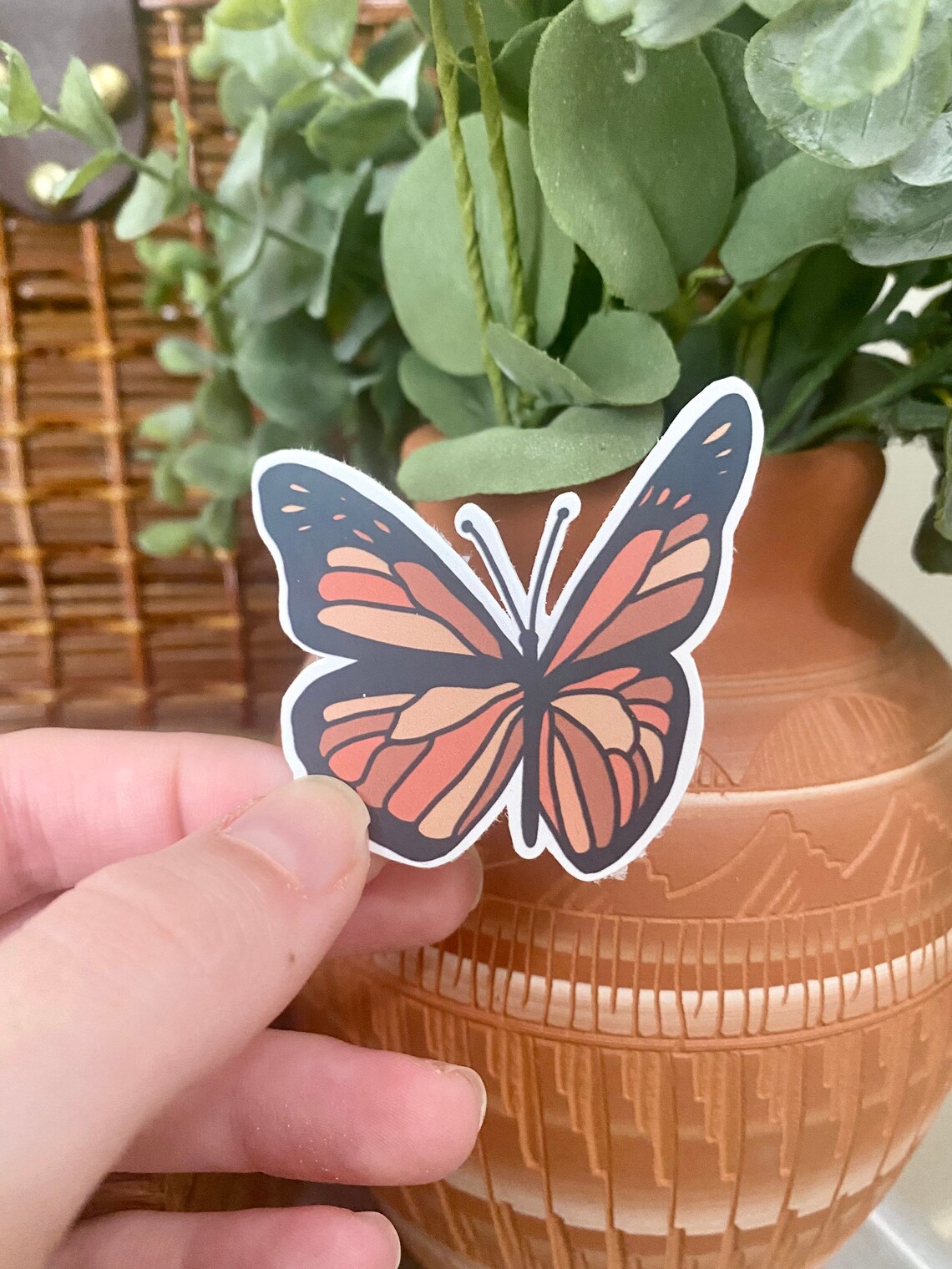 Butterfly Sticker Pack Waterproof Stickers Boho Stickers - Etsy