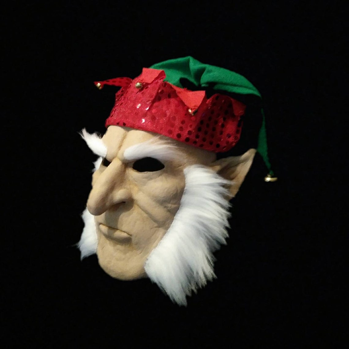 Creepy Elf Latex Half Mask | Etsy