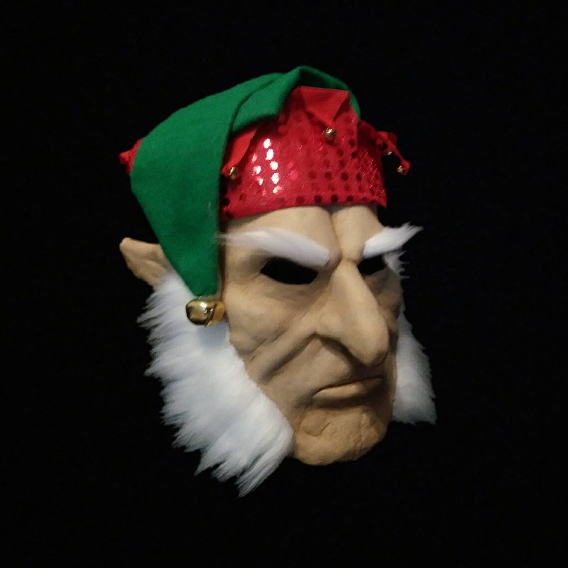 Creepy Elf Latex Half Mask | Etsy