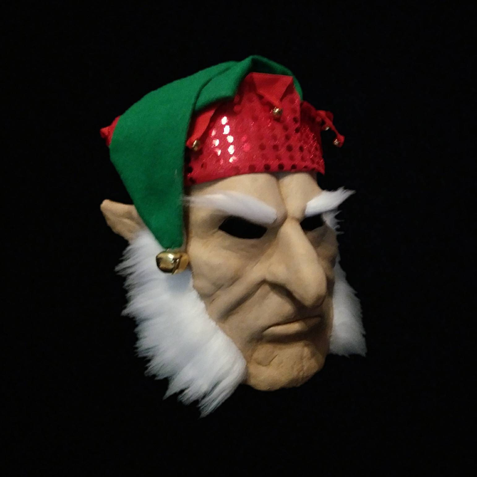 Creepy Elf Latex Half Mask | Etsy