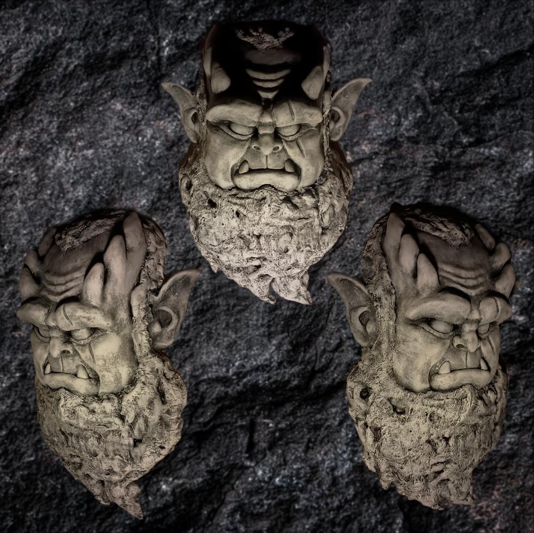 Lifesize Gargoyle Wall Mounted Head - Etsy