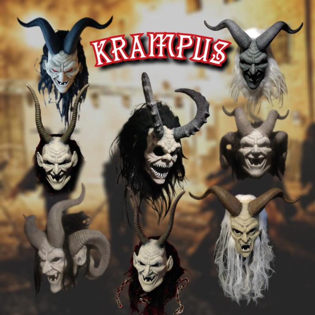 Custom Latex Krampus Mask or Wall Mounted Head - Etsy