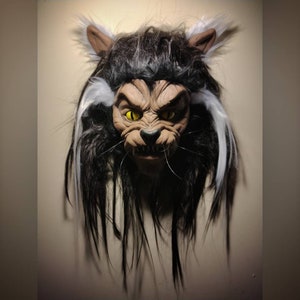 Thriller Werecat Wall Mounted Head or Latex Half Mask - Etsy