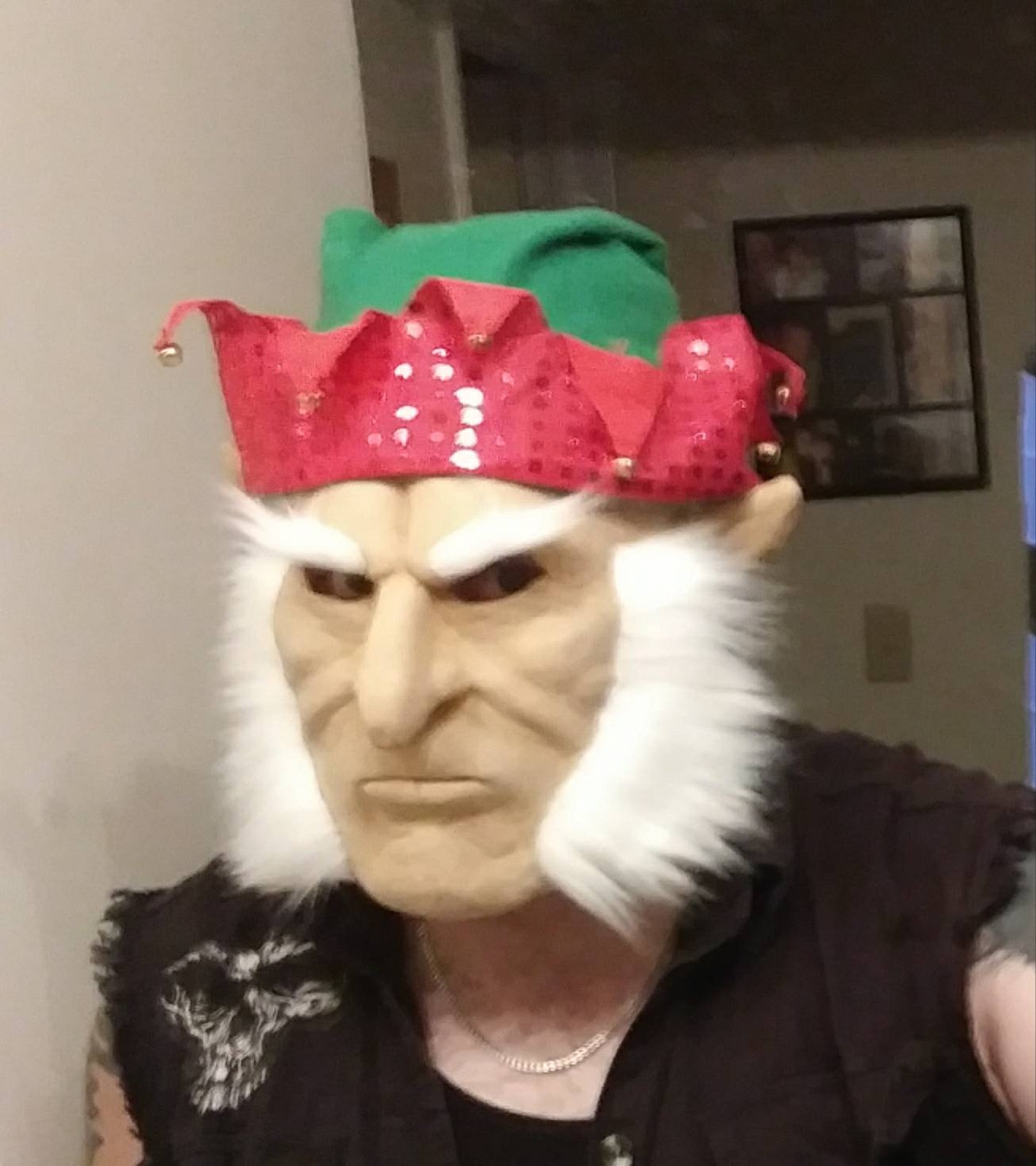 Creepy Elf Latex Half Mask | Etsy