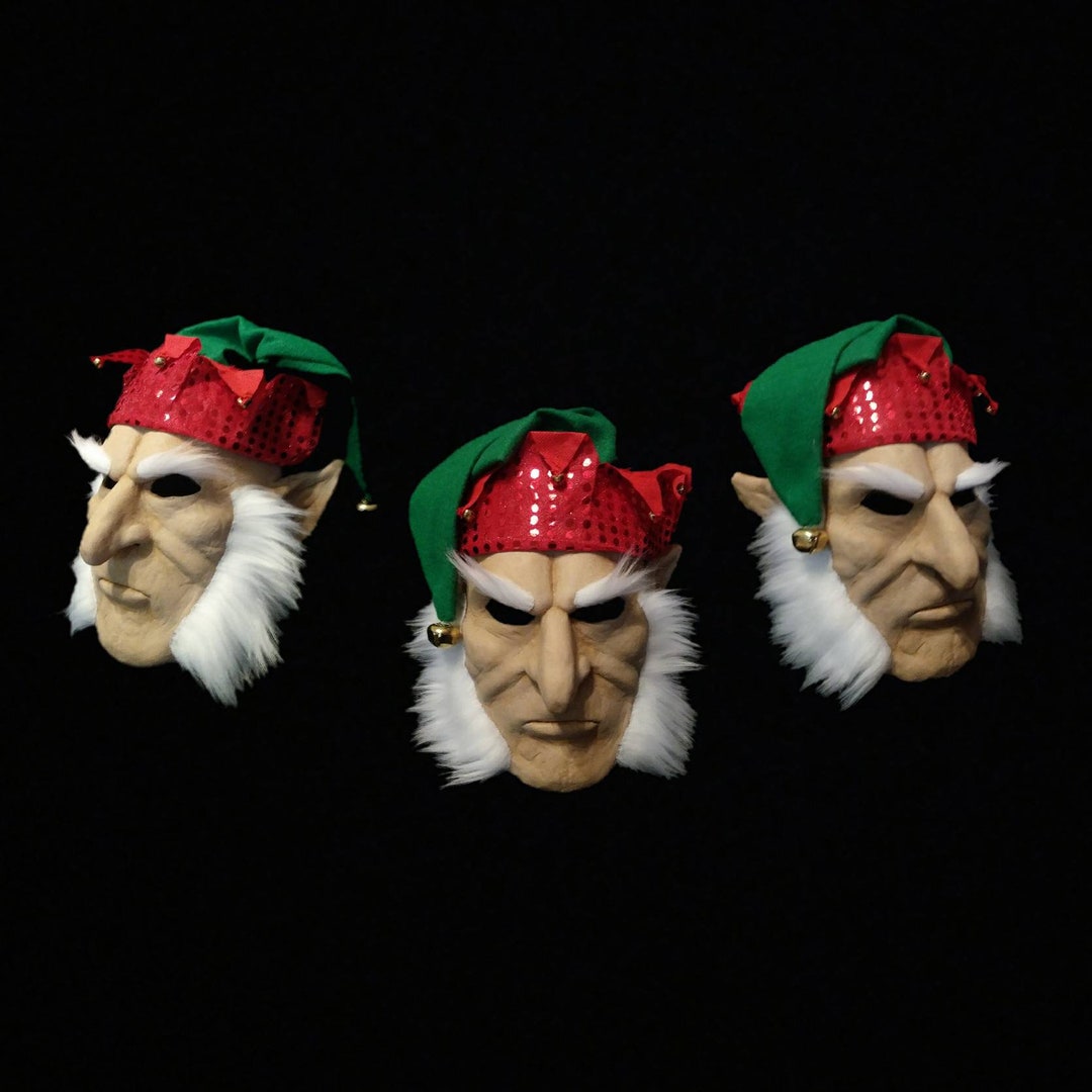 Creepy Elf Latex Half Mask - Etsy