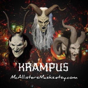 Custom Latex Krampus Mask or Wall Mounted Head - Etsy