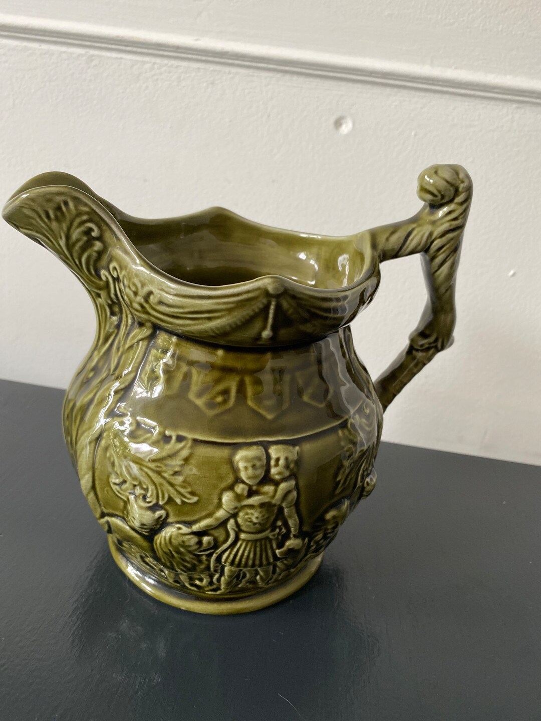 Vintage Arthur Wood Jug/ Pitcher - Etsy
