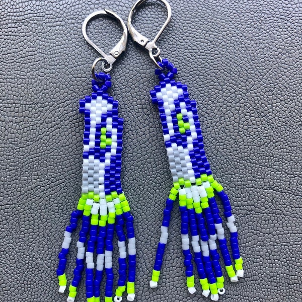 Seahawks Earrings - Etsy