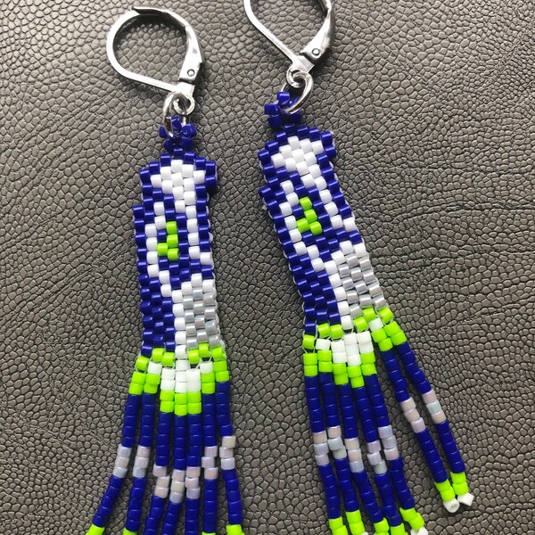 Seahawks Earrings - Etsy