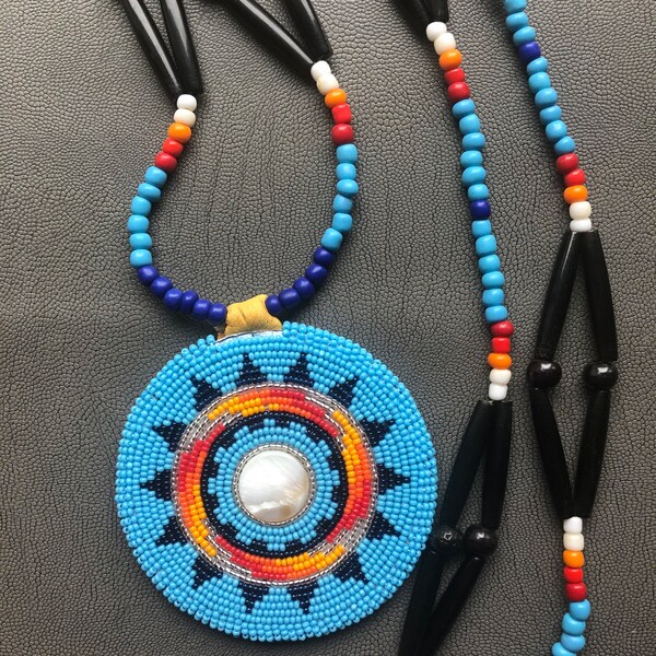 Beaded Medallion - Etsy