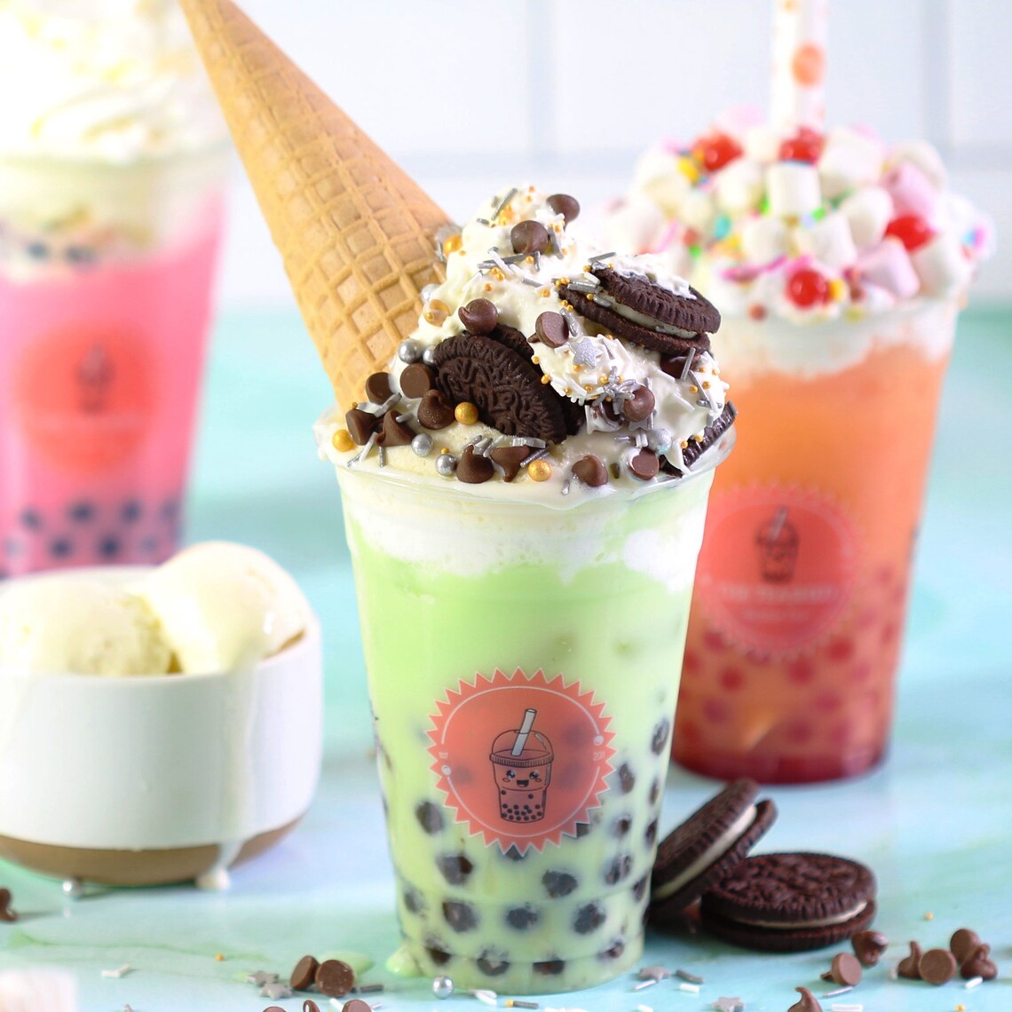 Bubble Tea Kit Gift Set Popping Boba Bubble Tea Powder - Etsy