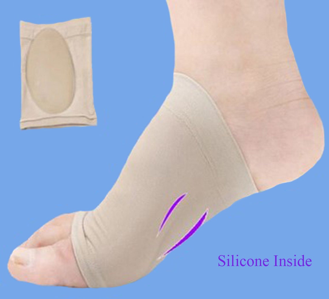 1 Pair Compression Arch Support Sleeves Sock With Gel Pad - Etsy Canada