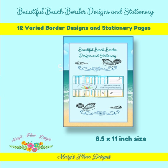 Beach Page Borders