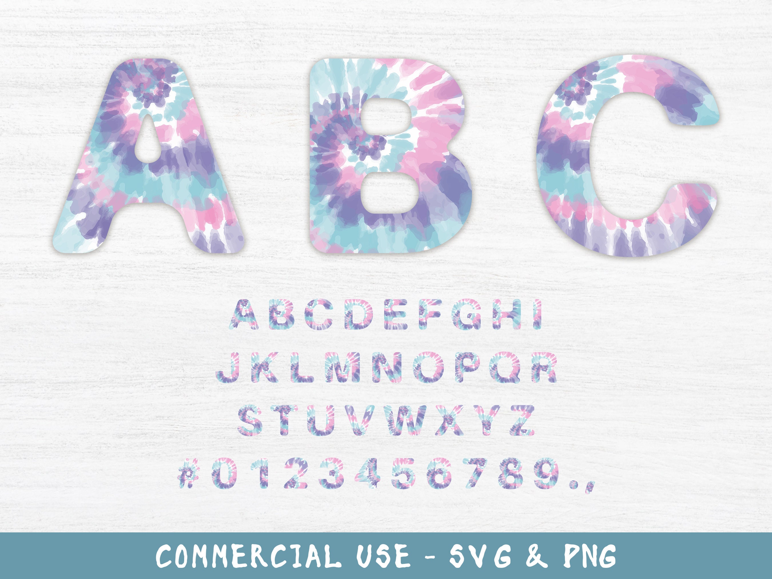 Pastel Tie Dye Alphabet Letters Full Vector Tie Dye Sublimation Cricut ...