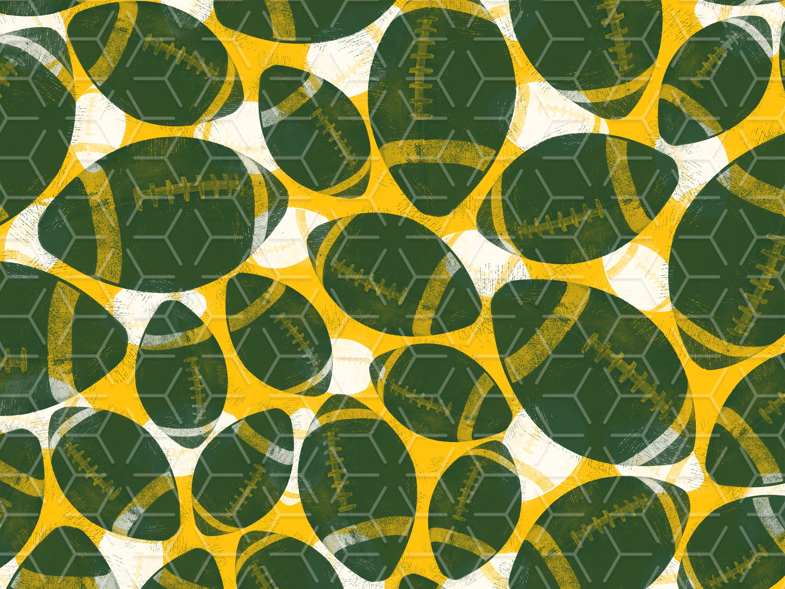 Green & Yellow Green and Gold Distressed Football Paint Splatter ...