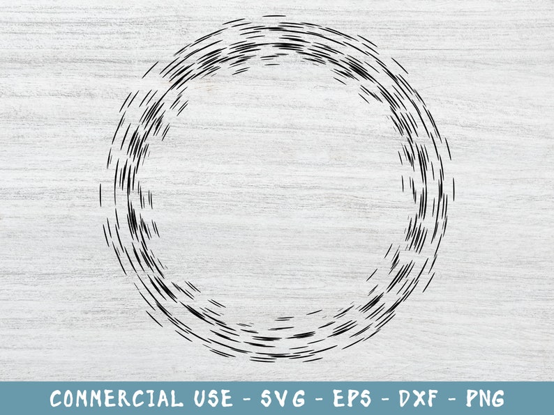 Distressed Circle Frame Monogram Frame Svg Round Frame Svg - Etsy