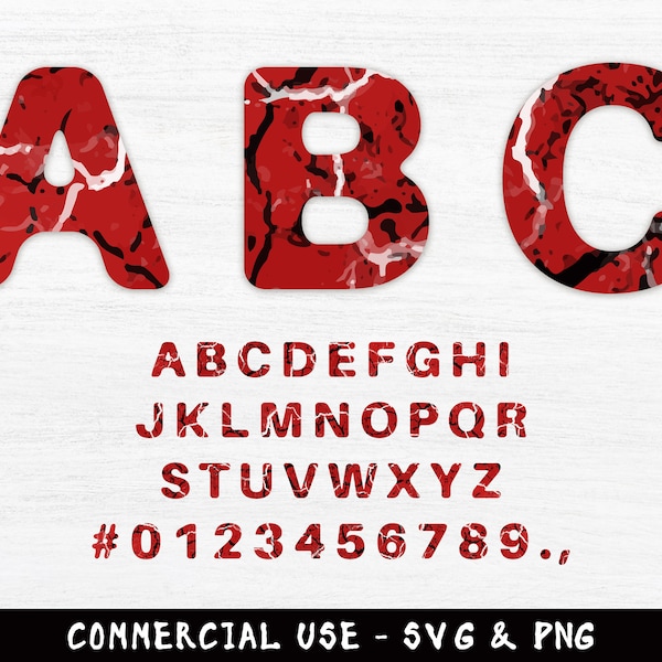 Red Black and White - Etsy