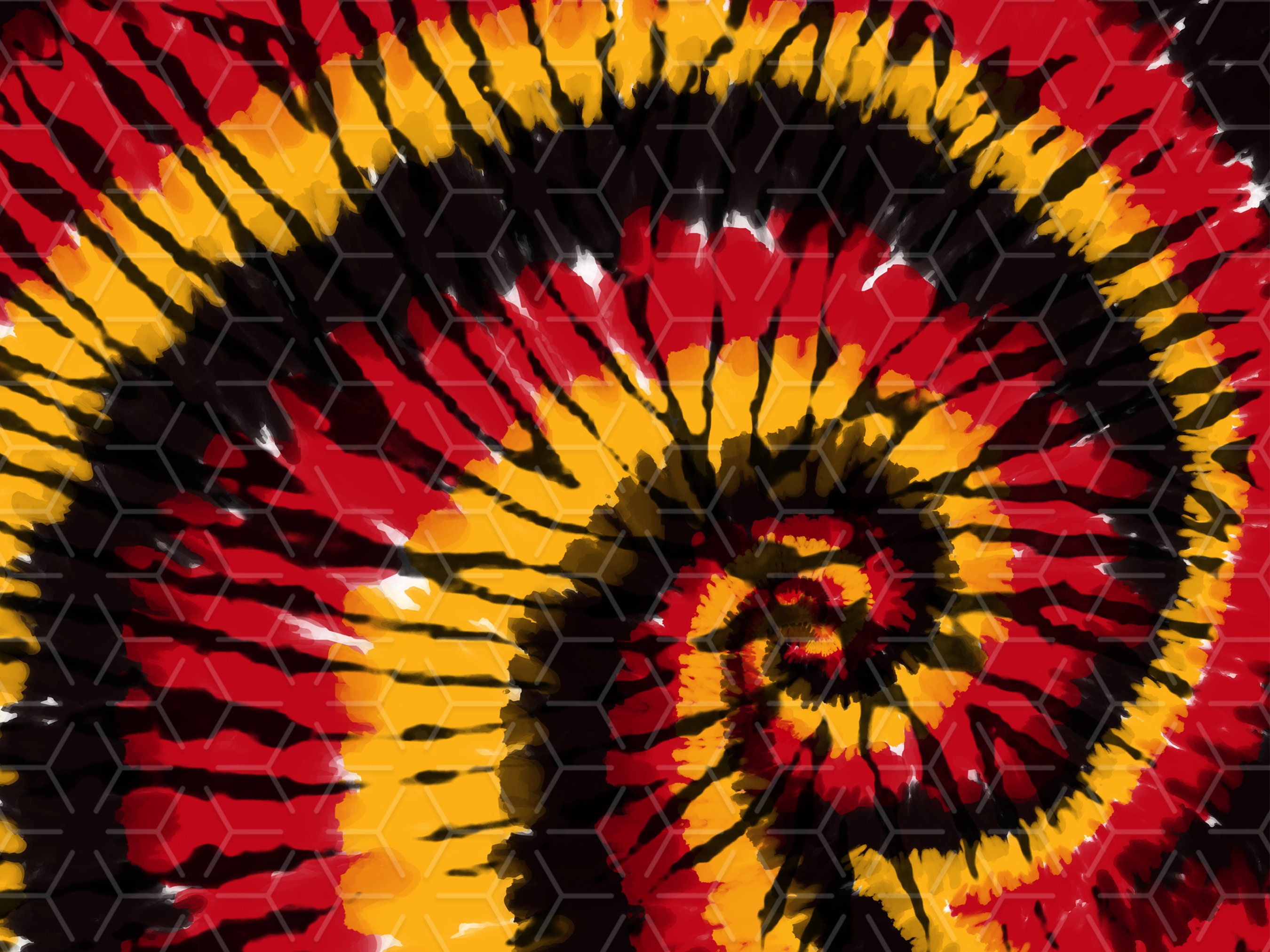 Red Yellow and Black Tie Dye Background Distressed Tie Dye Frame ...