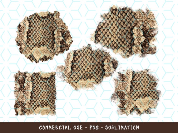 Snake Skin Sublimation Patches PNG Patch Distressed Snake | Etsy