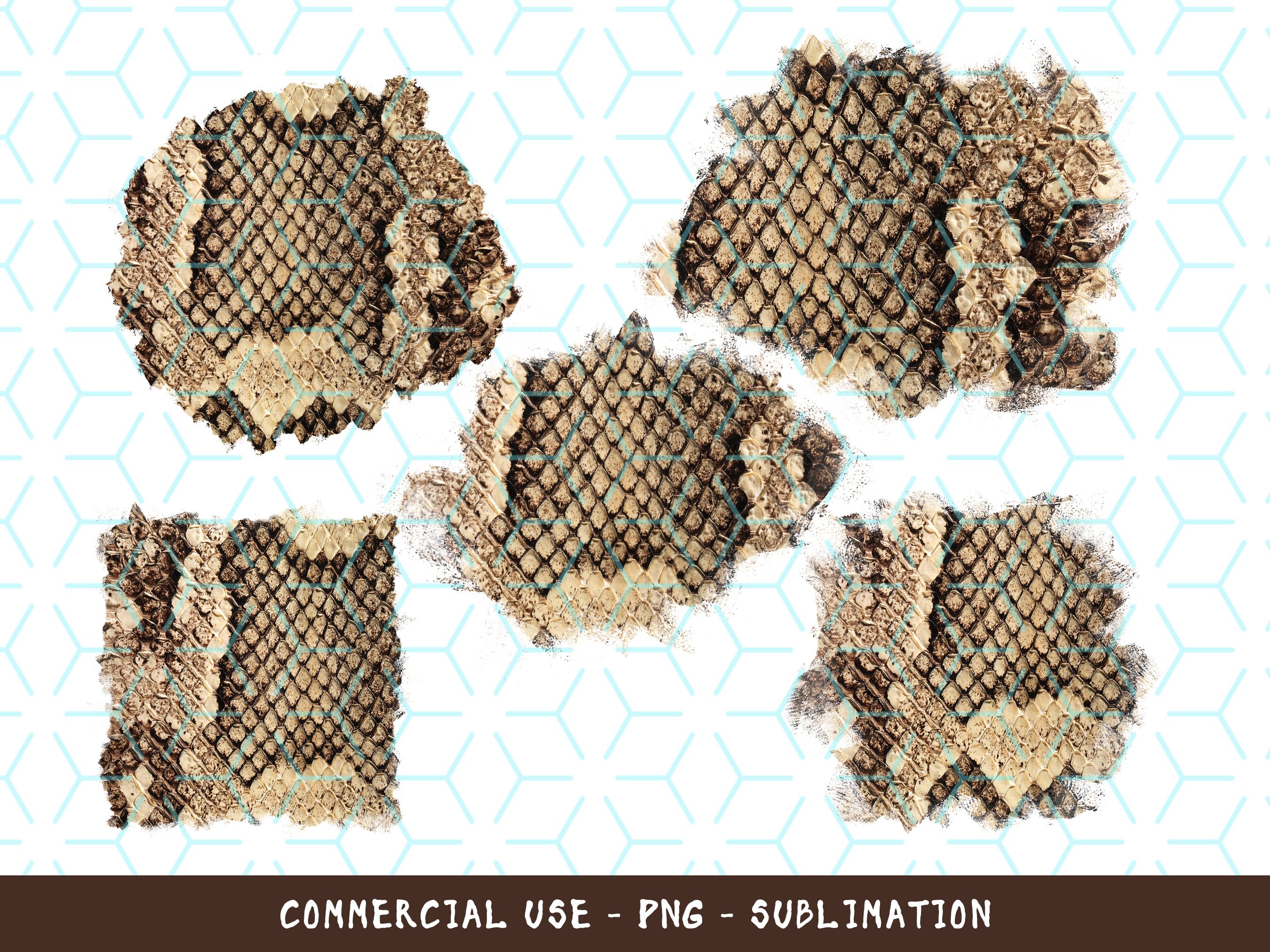 Snake Skin Sublimation Patches PNG Patch Distressed Snake Skin Instant ...