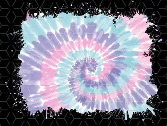 Blue And Purple Tie Dye Background