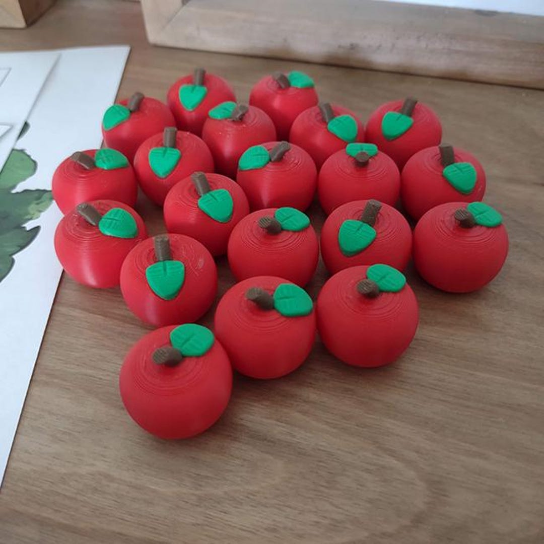 Apple Counting Manipulatives | Fall Math Activity, Fine Motor Skills ...