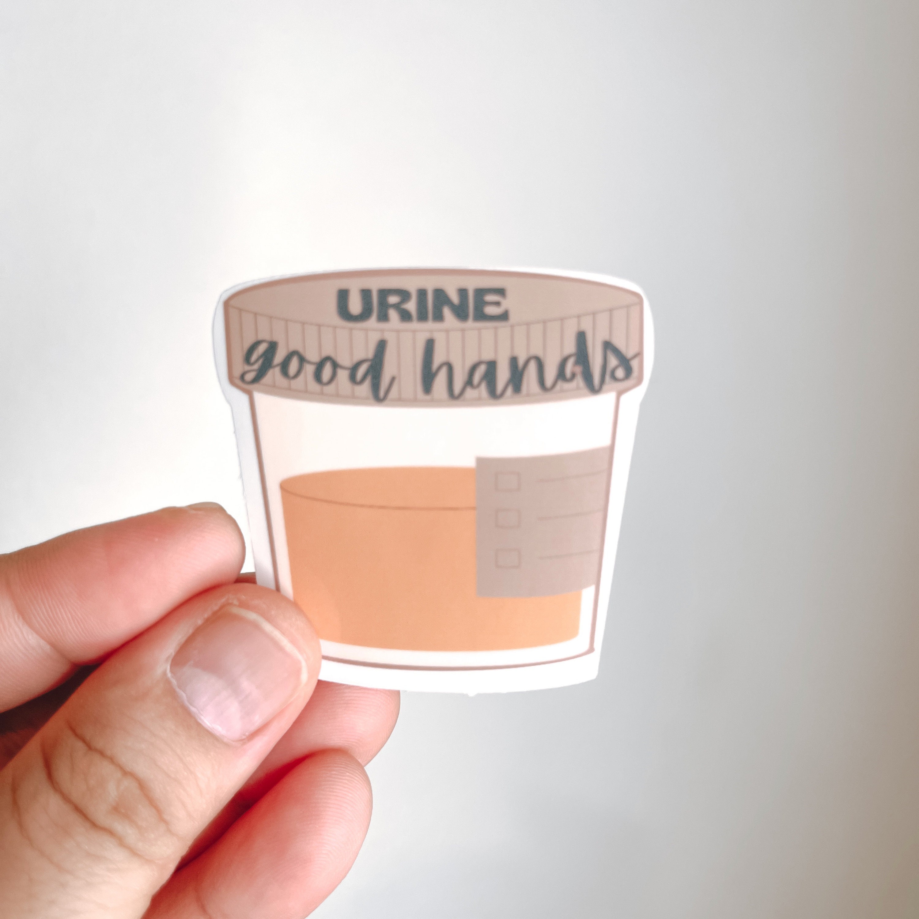 Urine Good Hands Sticker - Etsy