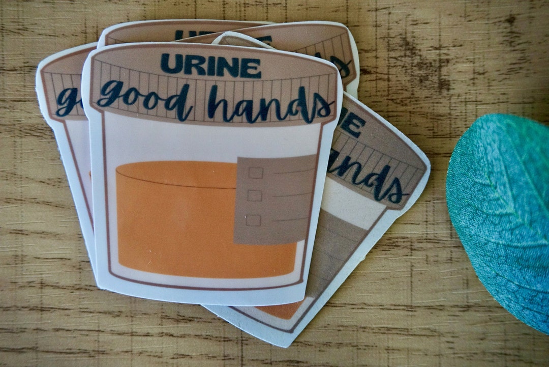 Urine Good Hands Sticker - Etsy