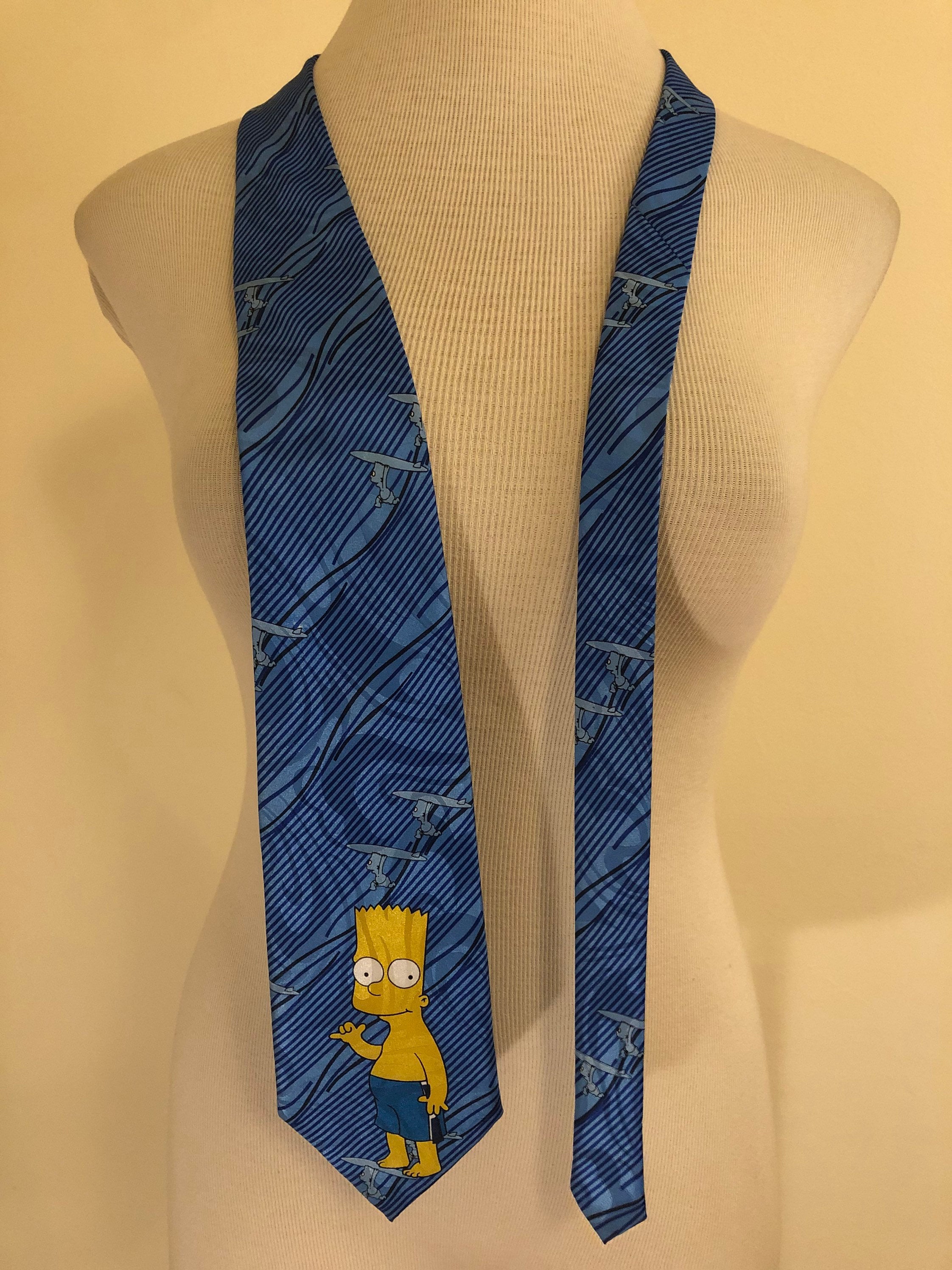 Vintage Bart Simpson Hang Loose Surfing Tie de - Etsy México