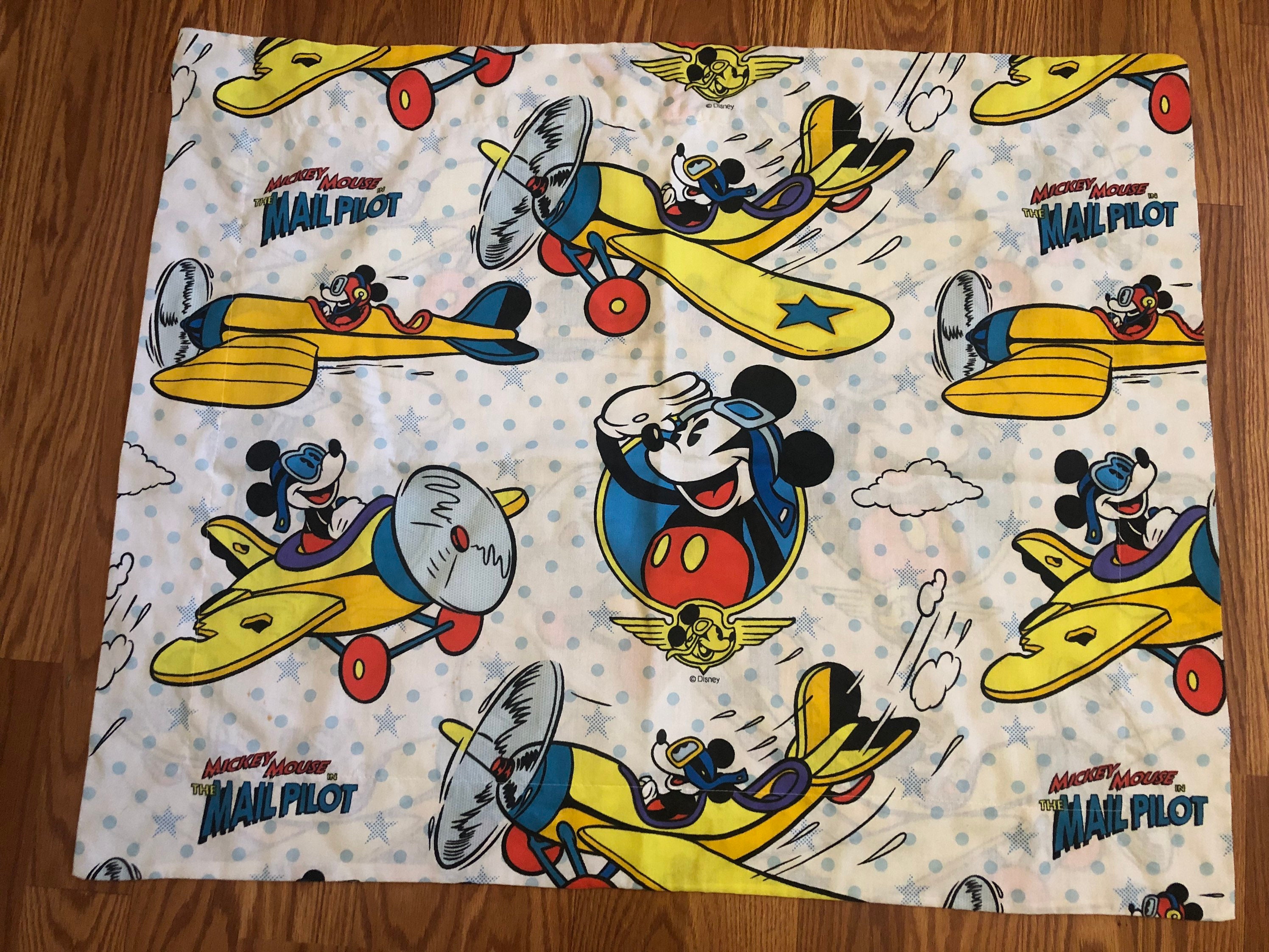 Disney Mickey Mouse The Mail Pilot Standard Sham - Etsy España