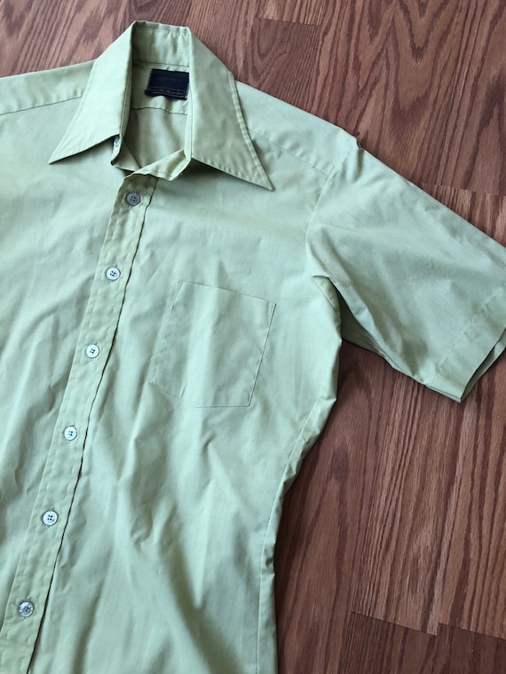 Vintage Jade Green Uniform Shirt by Sears || Medium … - Gem