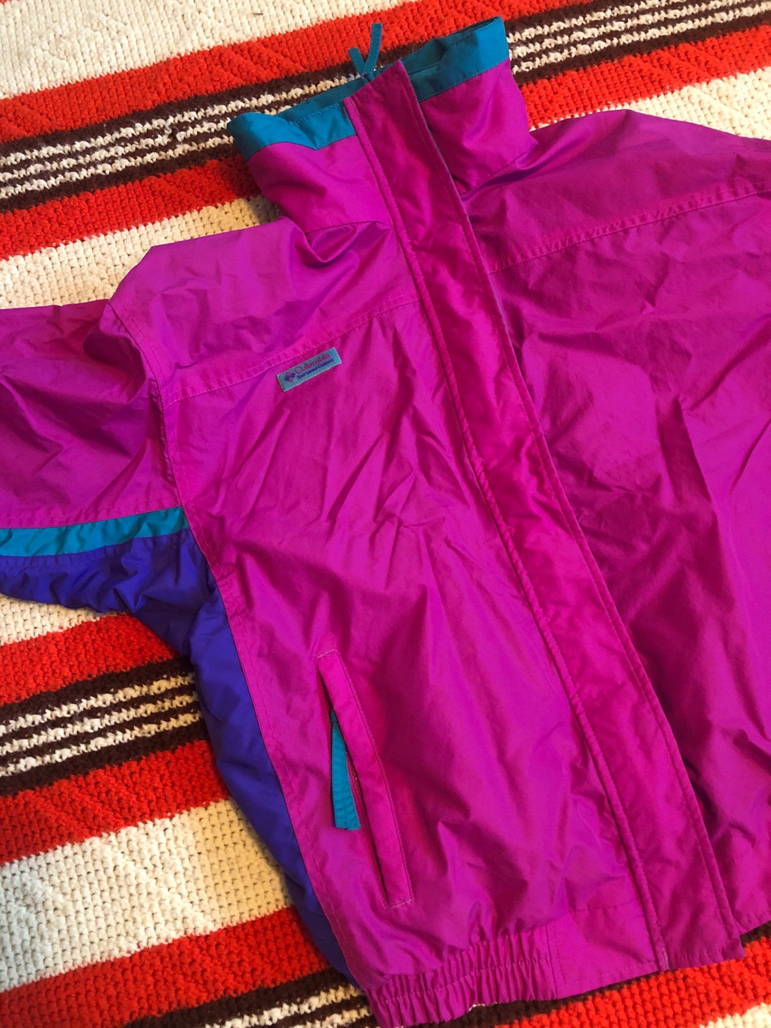 Barbie Pink Vintage Color Block Columbia Ski Coat ‘bugaboo’ Model ...