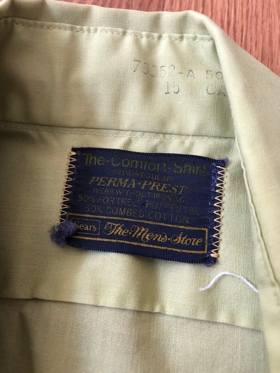 Vintage Jade Green Uniform Shirt by Sears || Medium … - Gem