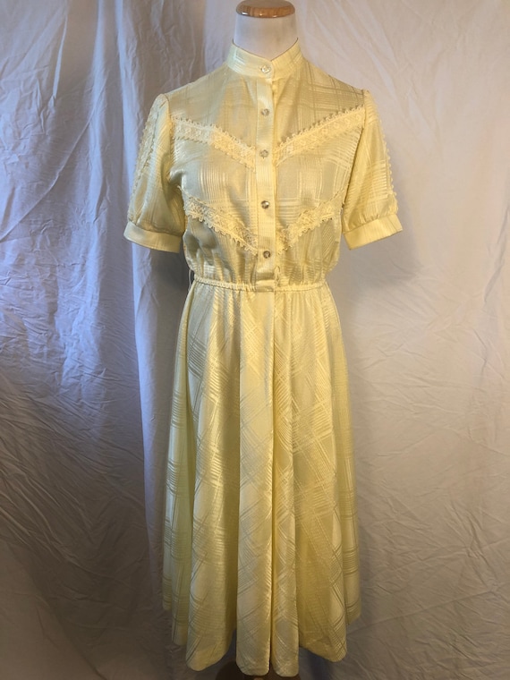 Sweet Buttercup Yellow, Step-In Lace Detailed Day Dre… - Gem