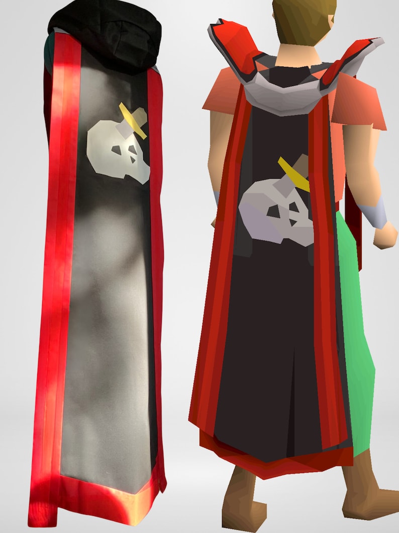 OSRS Slayer Skill Cape Trimmed Level 99 Runescape 2 Colors - Etsy