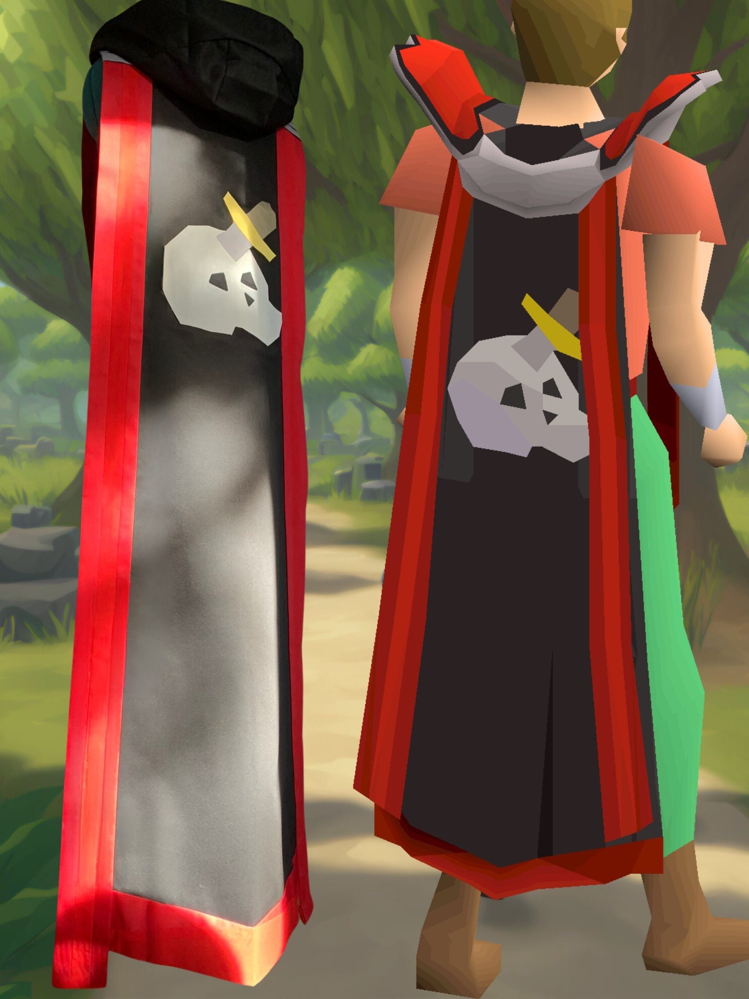 OSRS Slayer Skill Cape Trimmed Level 99 Runescape 2 Colors - Etsy