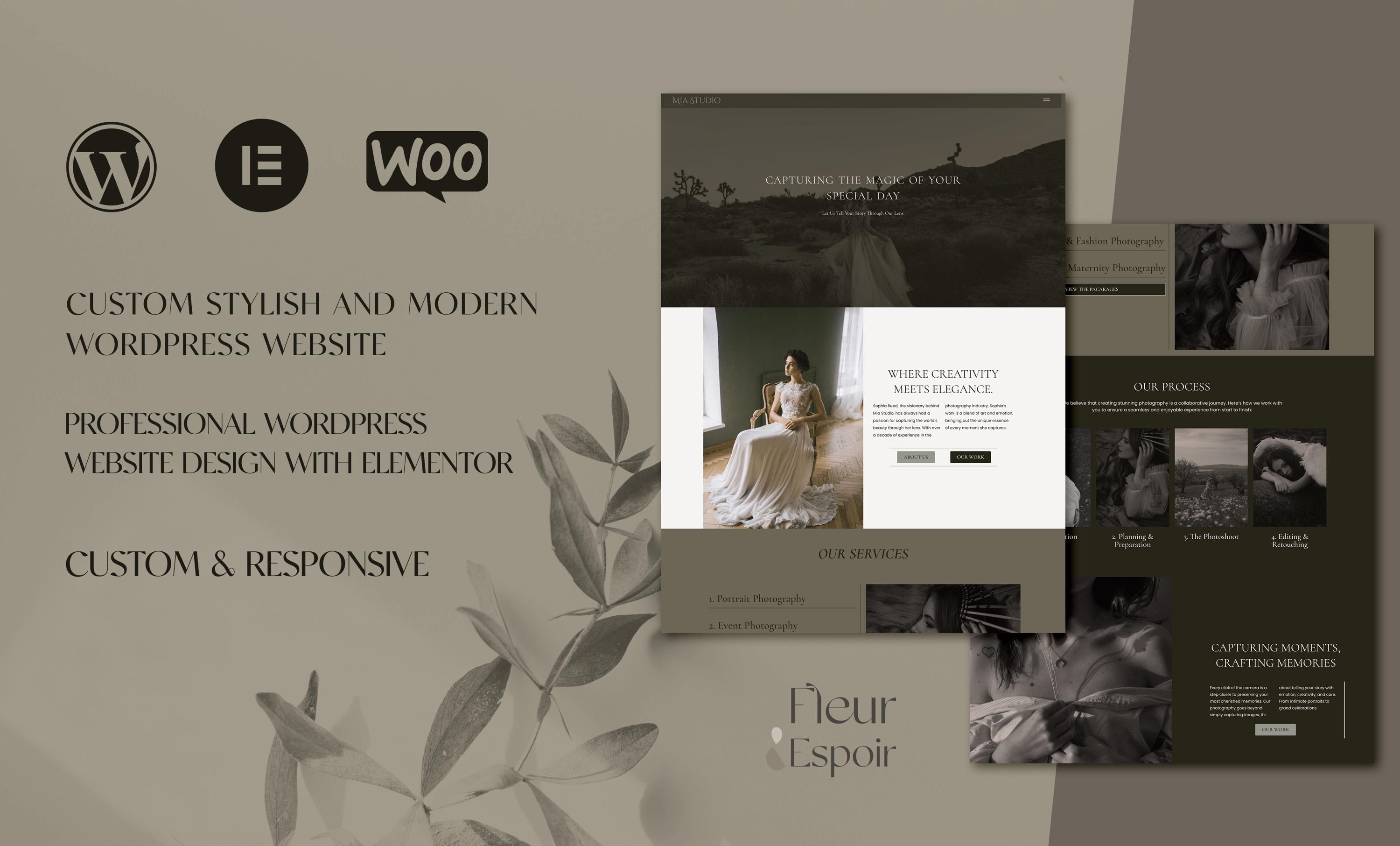 Custom Website Wordpress Blog Design, Development, Fully Responsive ...